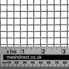 Woven Stainless Wire Mesh - 3 mesh - 6.8 mm aperture