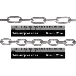 8mm Galvanized Chain