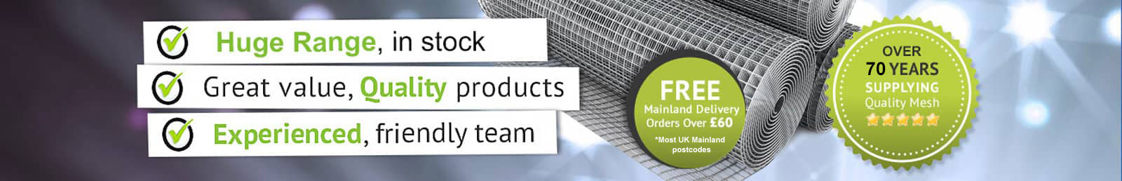 Mesh Direct - for all your wire mesh, fencing and chain link needs
